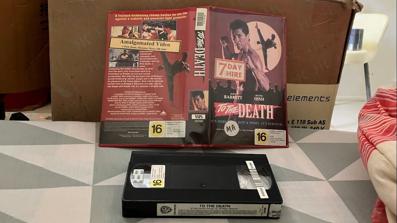 Opening and Closing To "To The Death" (Warner Home Video) VHS New ...