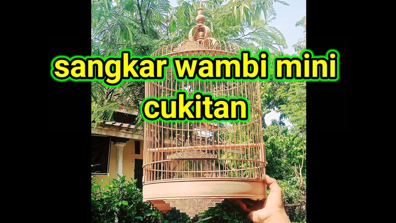 sangkar wambi mini/tieumi cukitan #Sangkarcungkokindonesia - YouTube