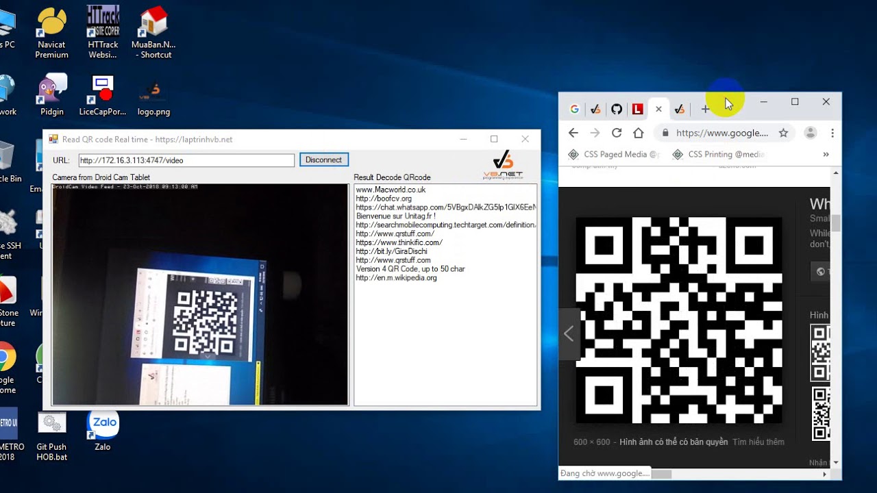 C Tutorial Read Qrcode From Camera Realtime Winform Youtube