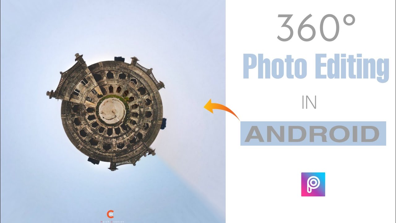 How to create 360° degree photo editing in picsart tutorial || Gopro ...