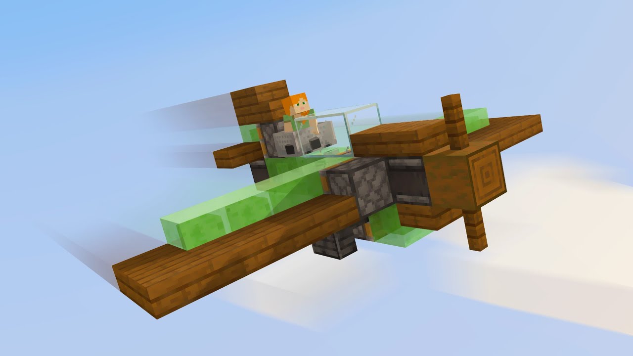 How To Make A Working Plane In Minecraft Java bedrock YouTube How To Make A Working Plane In Minecraft Java bedrock YouTube