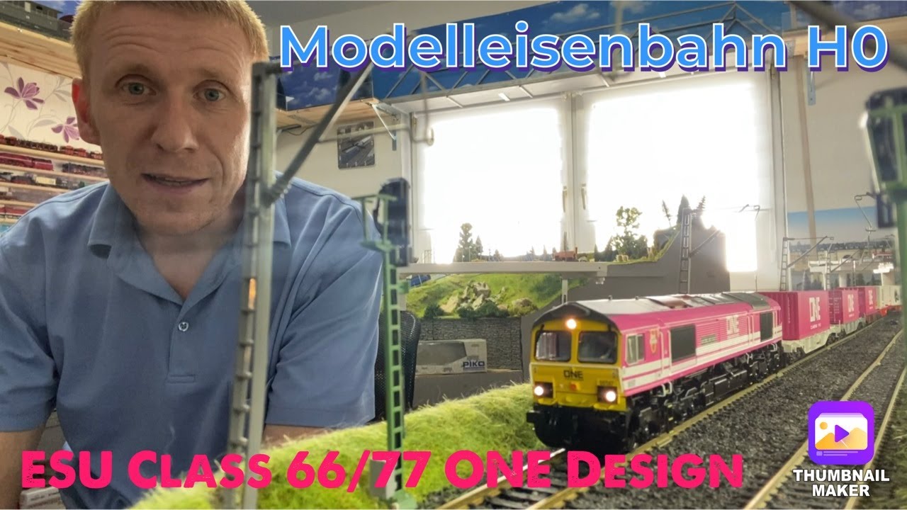 Modelleisenbahn H0, ESU Class 66/77 ONE 31289 Diesellok, Mega 🤩 - YouTube