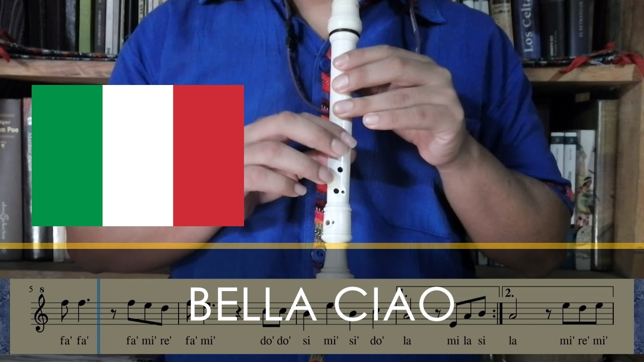 Bella Ciao - Flauta Dulce - YouTube