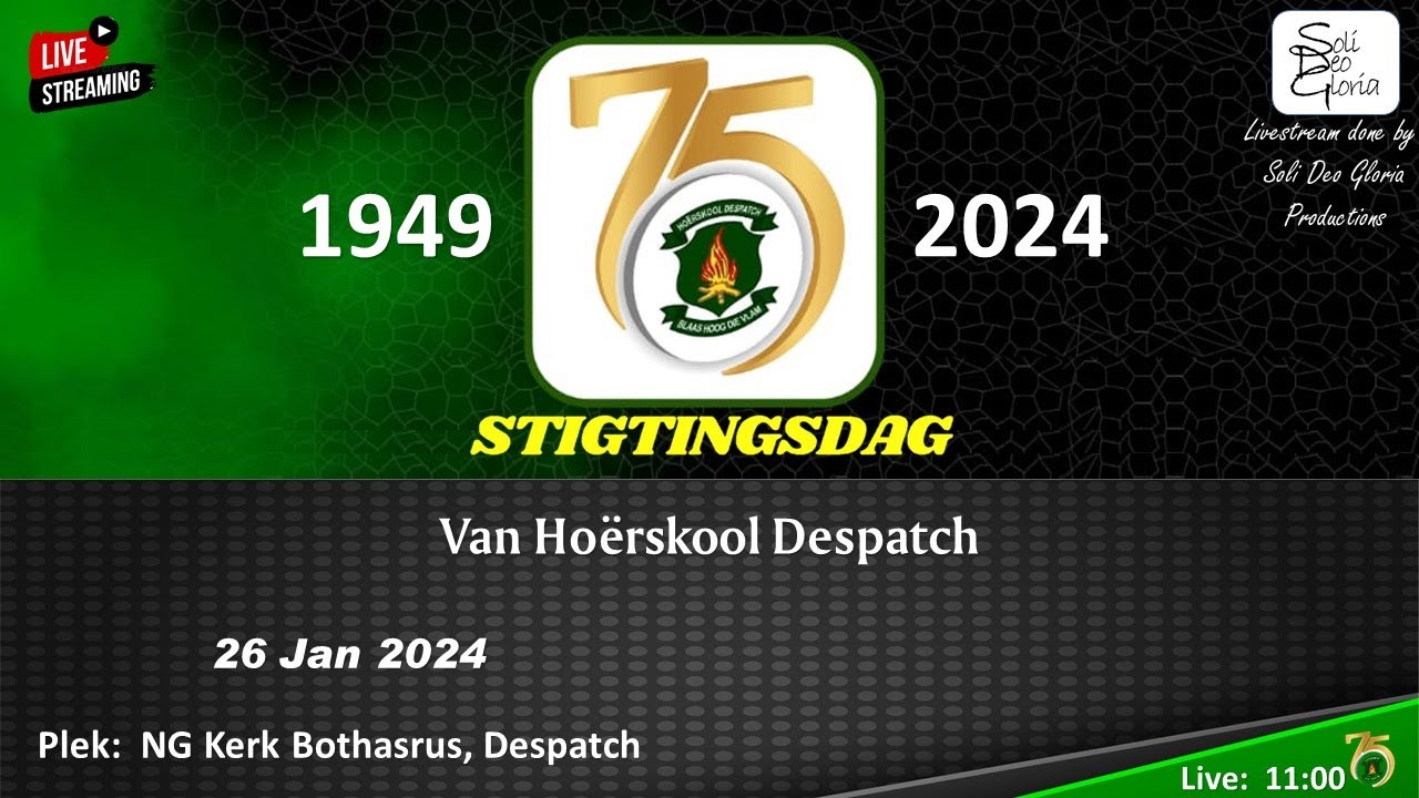Hoërskool Despatch Stigtingsdag - YouTube