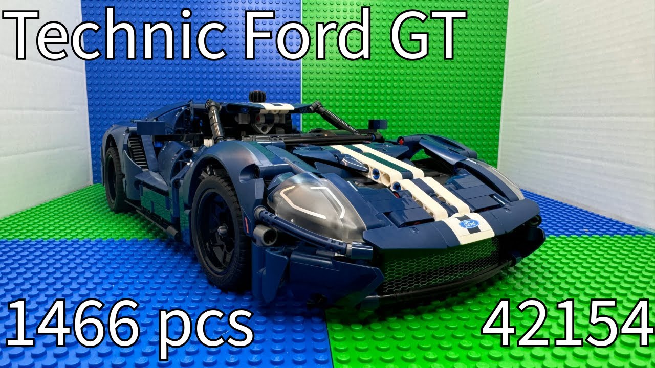LEGO | COMPLETE SPEED BUILD | Ford GT | Technic | 1466 pcs | 42154 ...