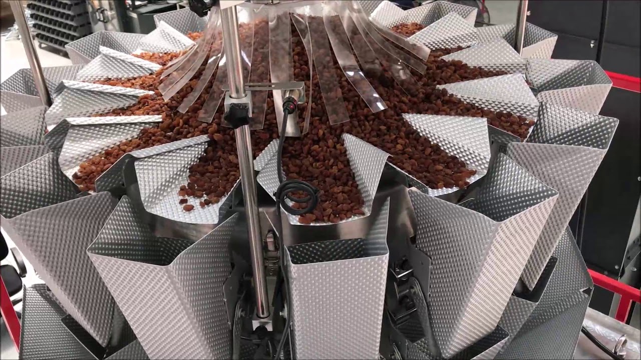IMQ-W SERIES RAISIN PACKAGING MACHINE - YouTube