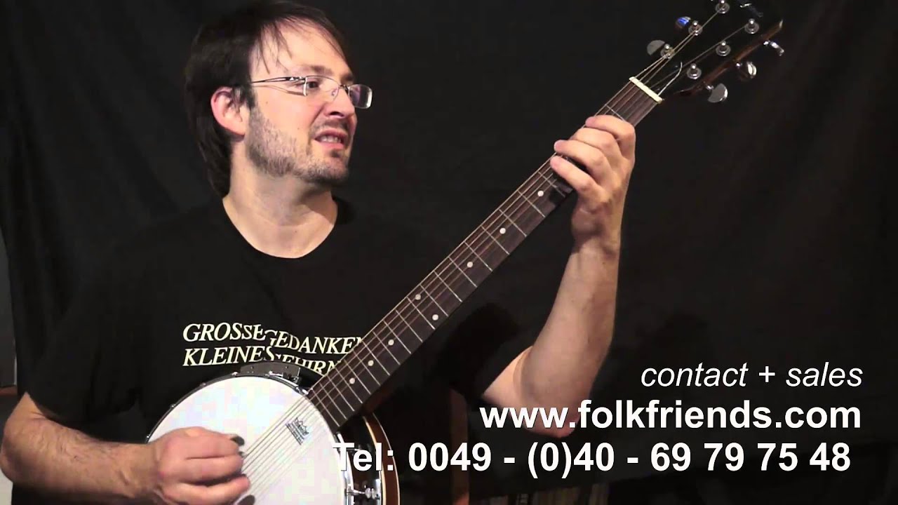 Banjitar- banjo guitar (6 string) - Folkfriends Economy line - YouTube