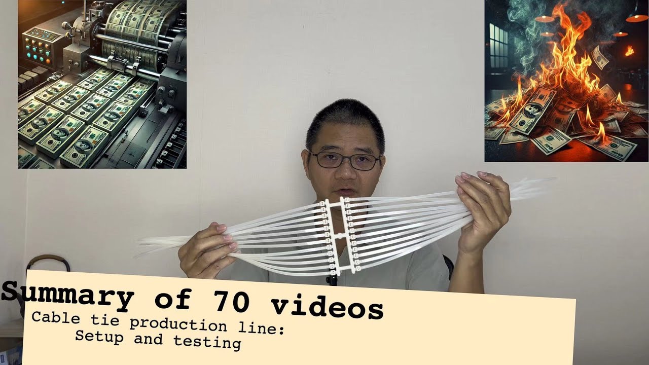 Cable Tie Production Line Setup and Testing - 70 - YouTube