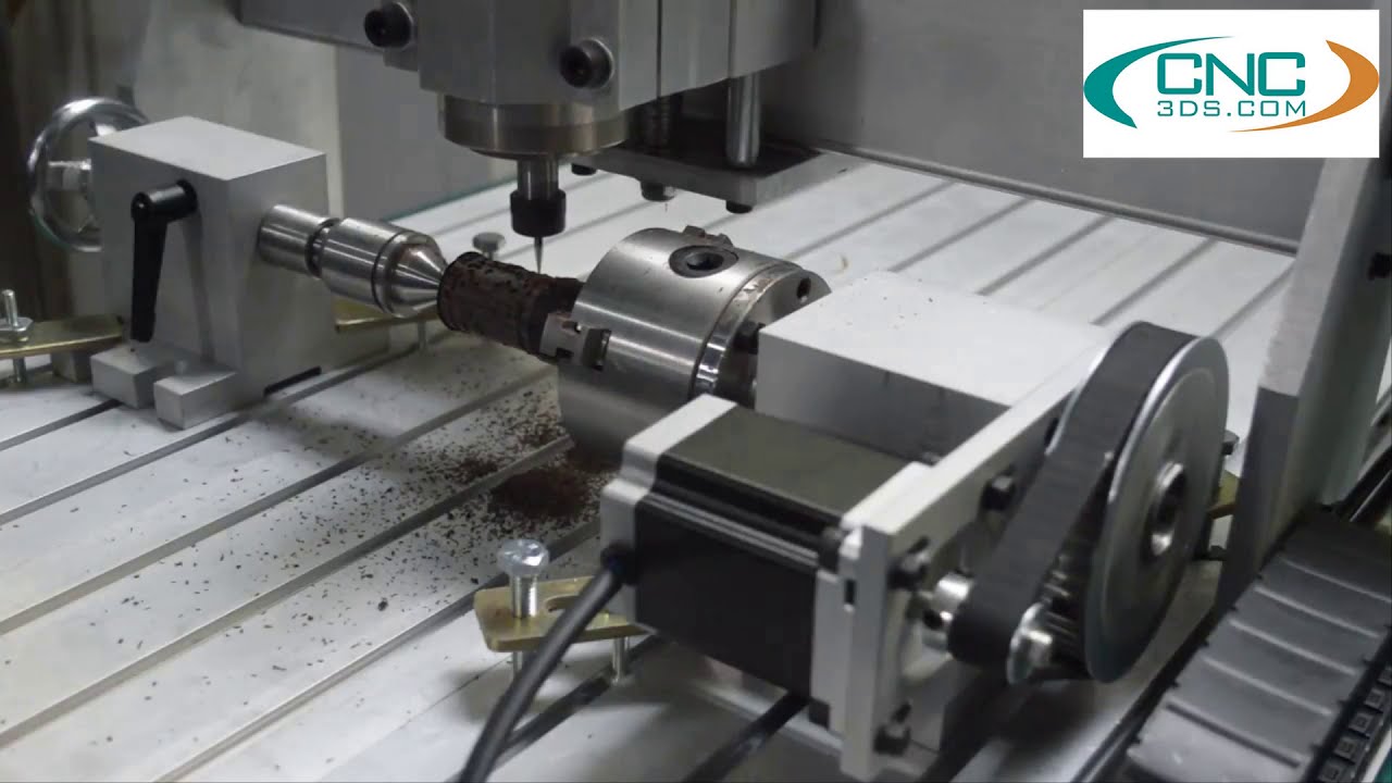 CNC3DS - [ GIỚI THIỆU ] Trục A - trục thứ 4 máy cnc - YouTube