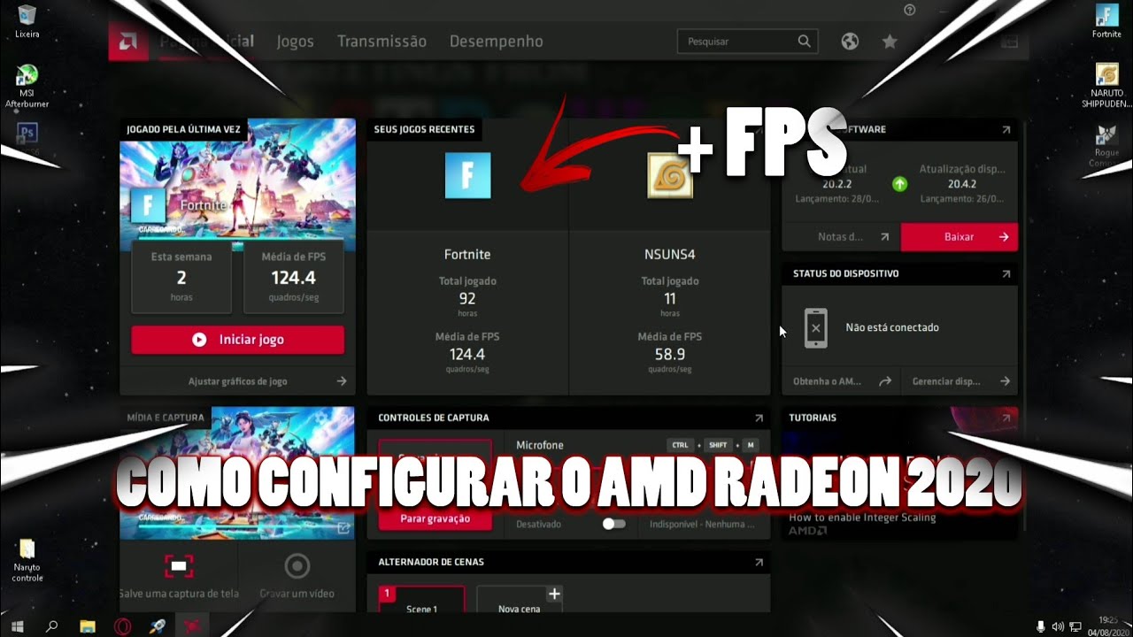 🔧COMO CONFIGURAR O AMD RADEON PARA TER MAIS FPS E DESEMPENHO NOS JOGOS ...