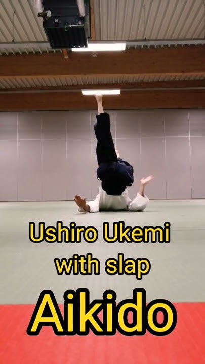 Ushiro Ukemi with slap | Aikido | front view - YouTube