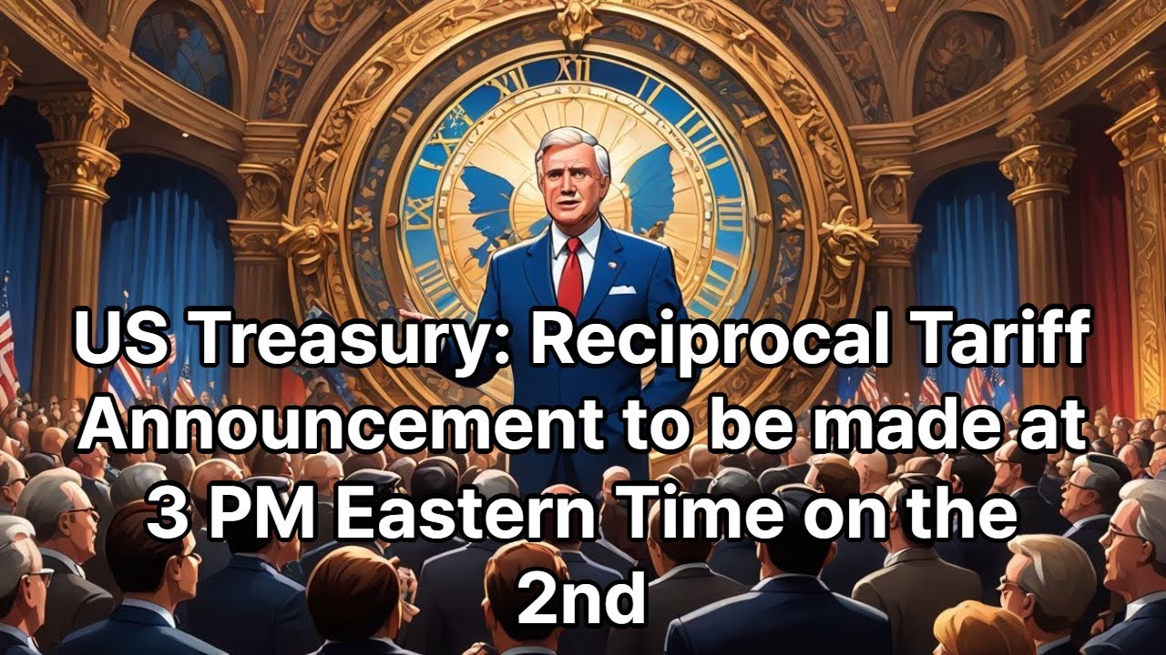 [J.JTimes] US Treasury: Reciprocal Tariff Announcement to be made at 3 ...