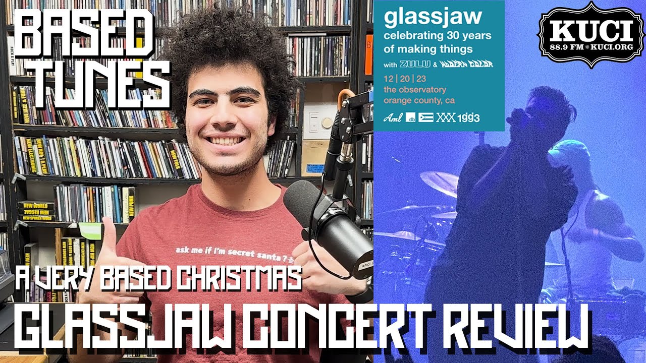 GLASSJAW 30TH ANNIV. CONCERT REVIEW - BASED TUNES @ KUCI - YouTube