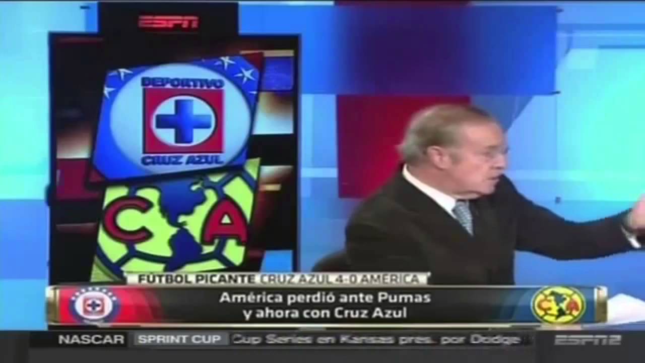 José Ramón Cruz Azul 4-0 América Jornada 12 Apertura 2014 4 Octubre ...