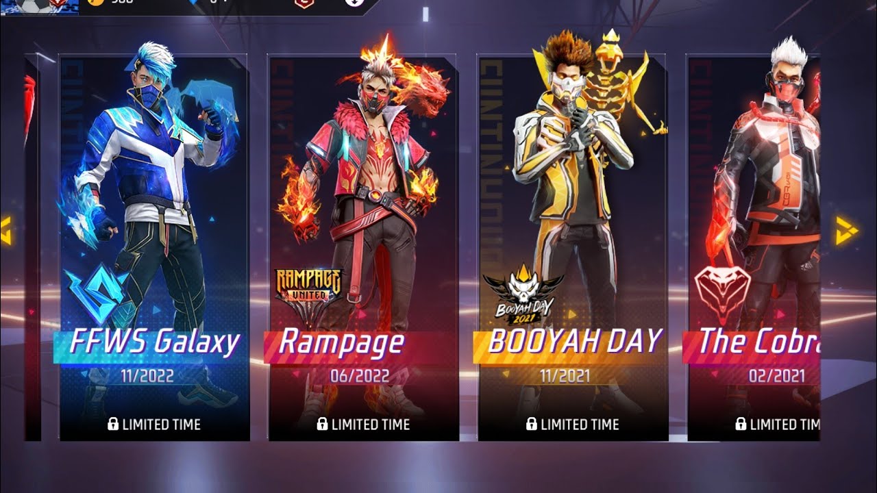 free fire Max all legendary bundles review - YouTube