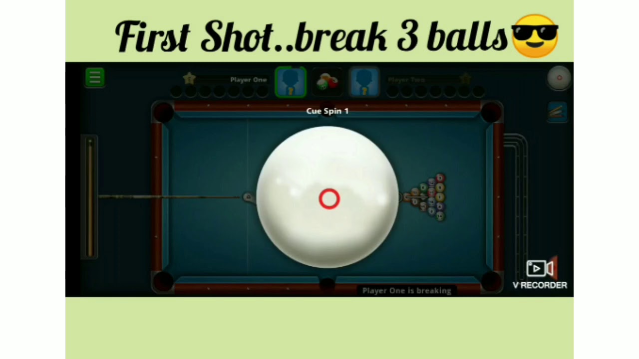 8 Ball Pool Trick shot Tips ! First Break ! 3 balls - YouTube