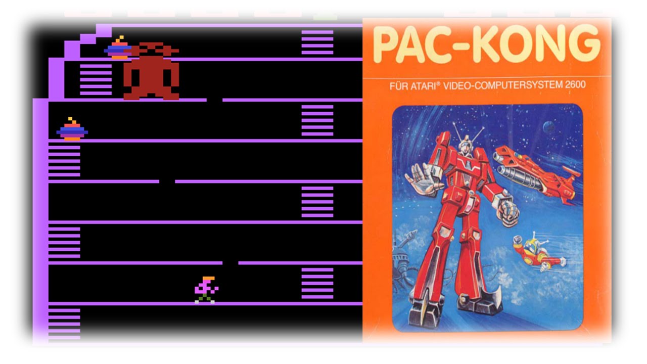Pac Kong (Atari 2600/1983) - Best Quelle Game Ever | Donkey Kong ist ...
