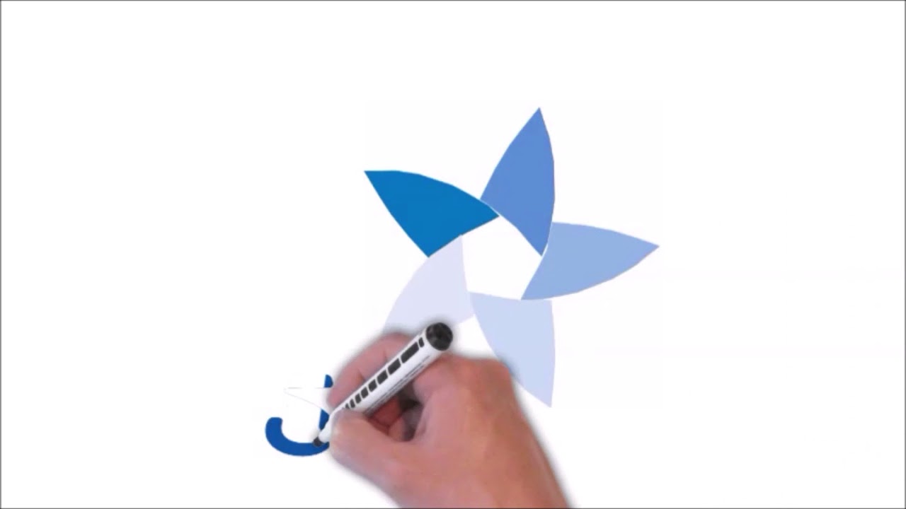 Create logo using Doodly with PowerPoint (freeform), Paint (paste ...