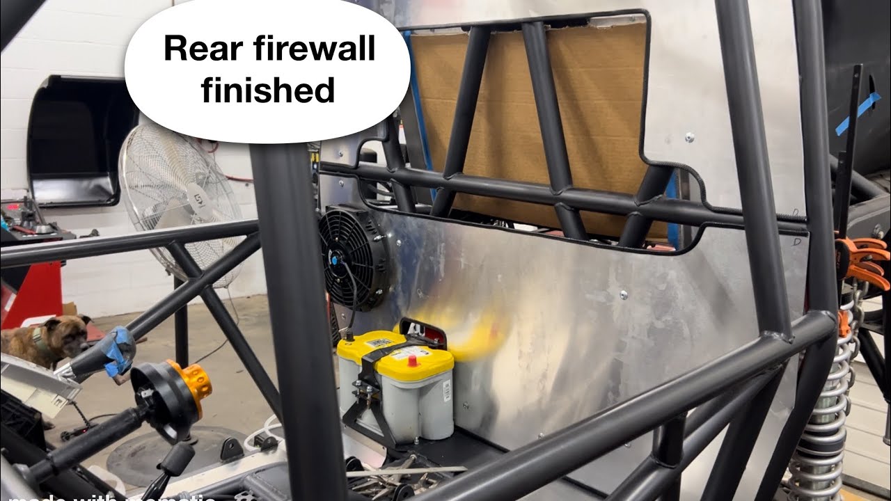 4Runner Race Truck Rear firewall, electrical compartment, and floor ...