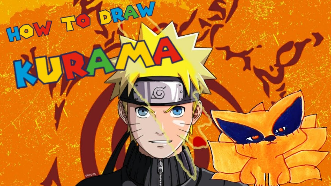 KURAMA. HOW TO DRAW CUTE KURAMA STEP BY STEP. NARUTO. THE NINE TAILED ...