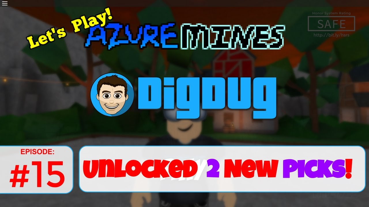 Roblox Azure Mines : Ep 15 : Unlocking TWO new pickaxes! Dragonglass ...