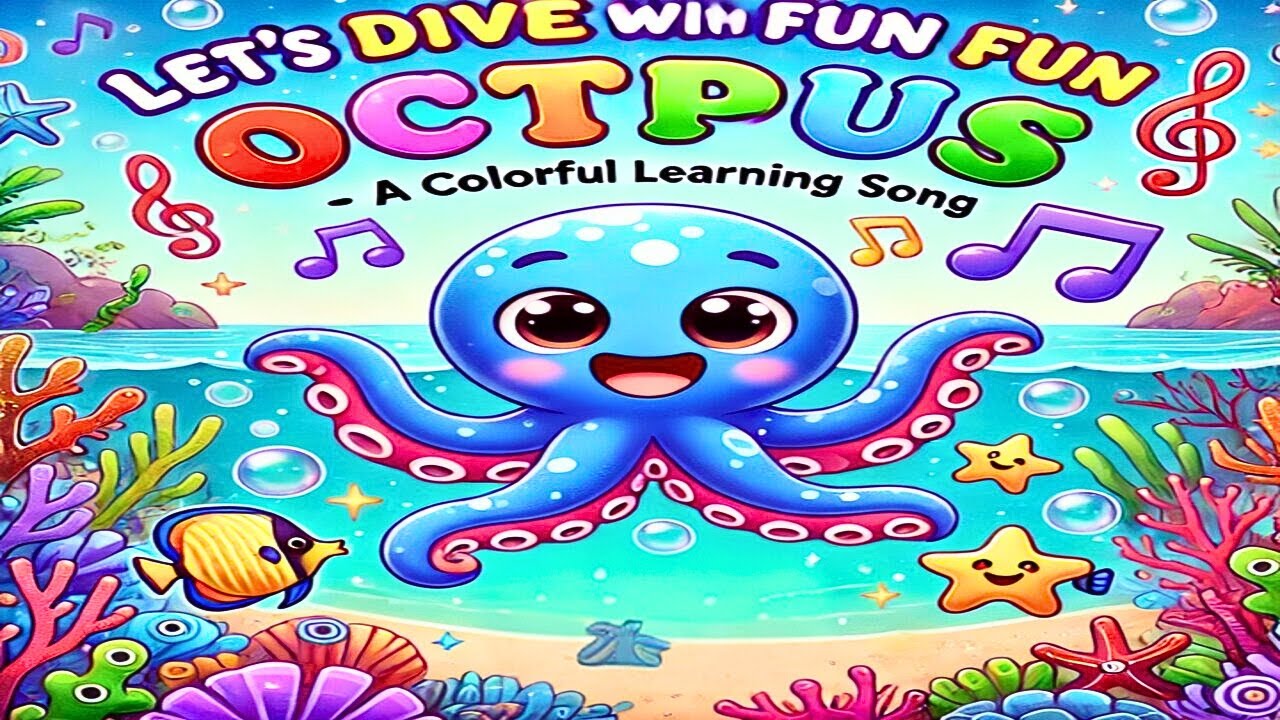Let's Dive into Fun with Octopus! 🌊 A Colorful Learning Song| Kids Song ...