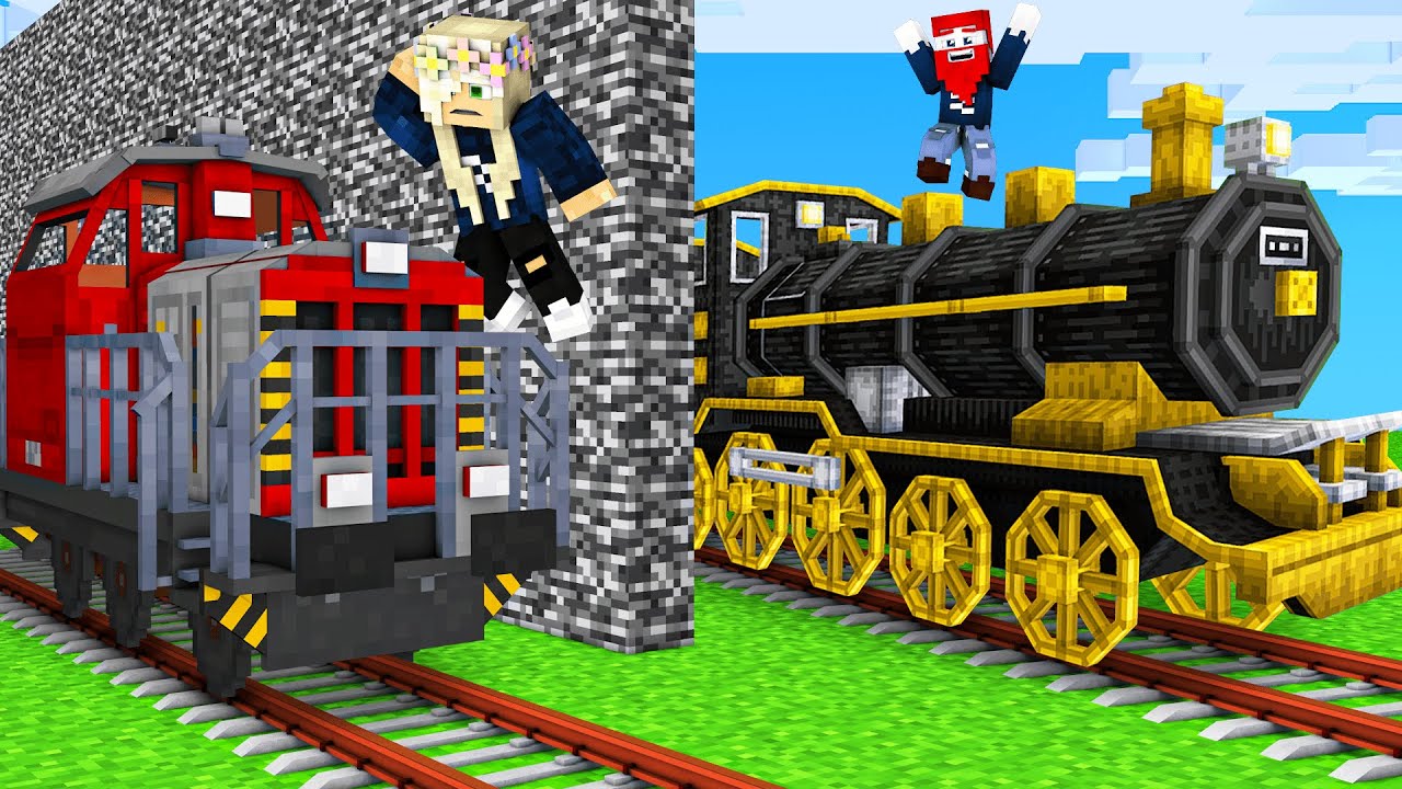 BENX ZUG GEGEN ELINA ZUG in Minecraft! - YouTube