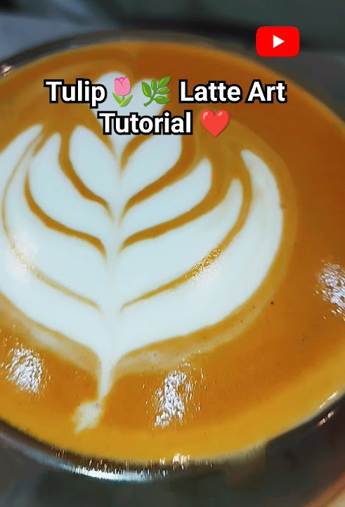 Latte Art For Beginners How To Pour Tulip 🌷 ️art Latte Art Tutorial