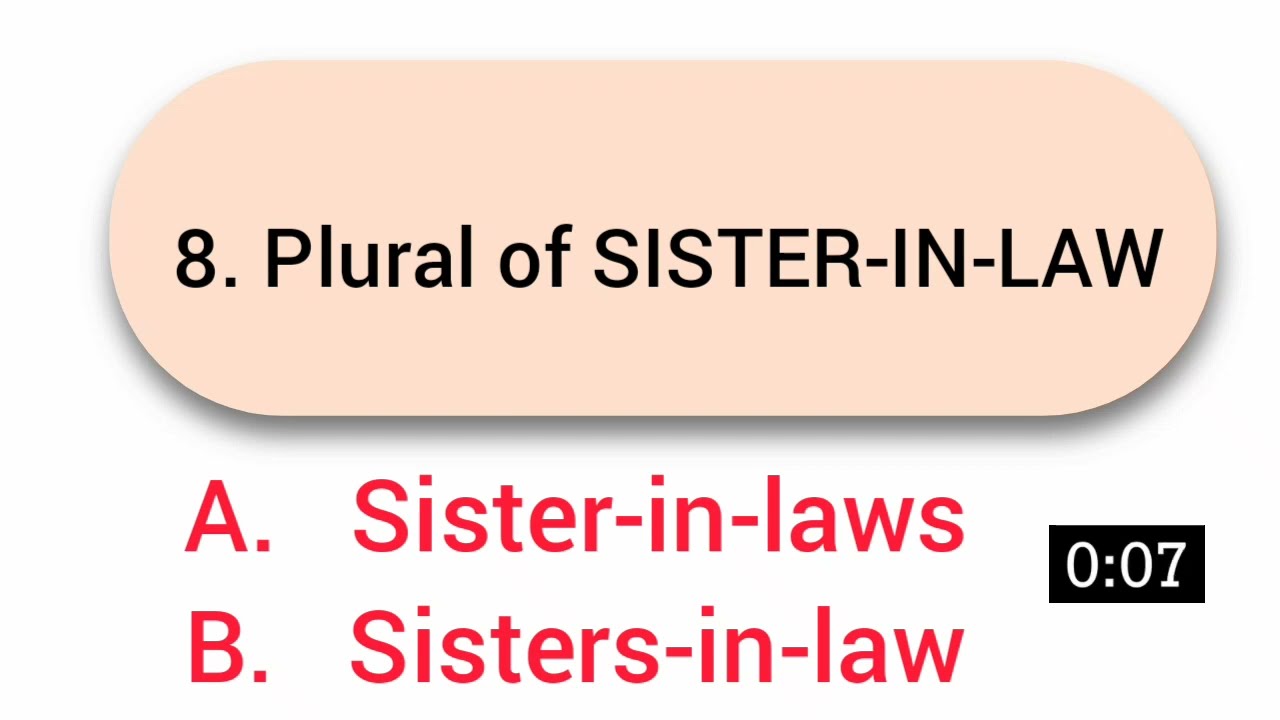 English Quiz - Singular vs Plural Nouns Quiz | Beginner's Level Test ...