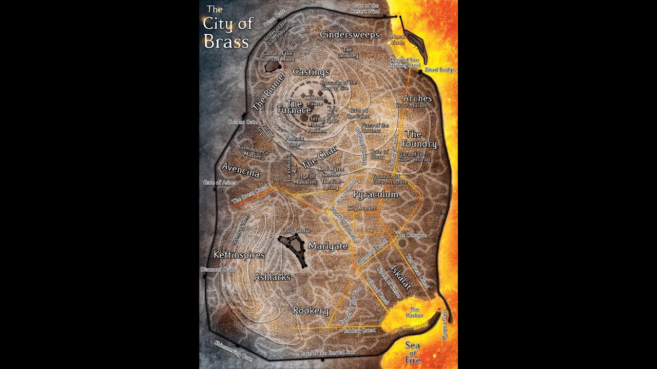 City Of Brass Map