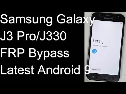 Samsung J3 Pro FRP Bypass Latest Version Android 9 | Samsung J330 Google account Remove