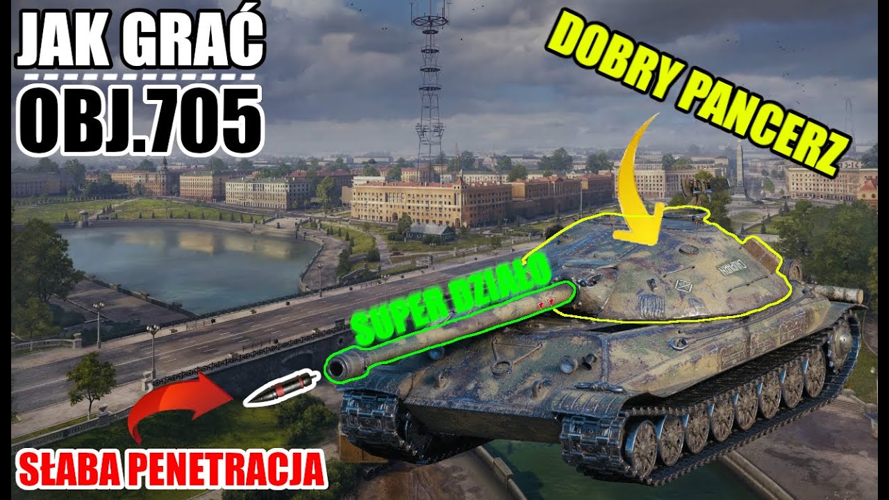 World of Tanks | Jak grać Obj.705, czyli jak ROBIĆ stalową ścianę co ...