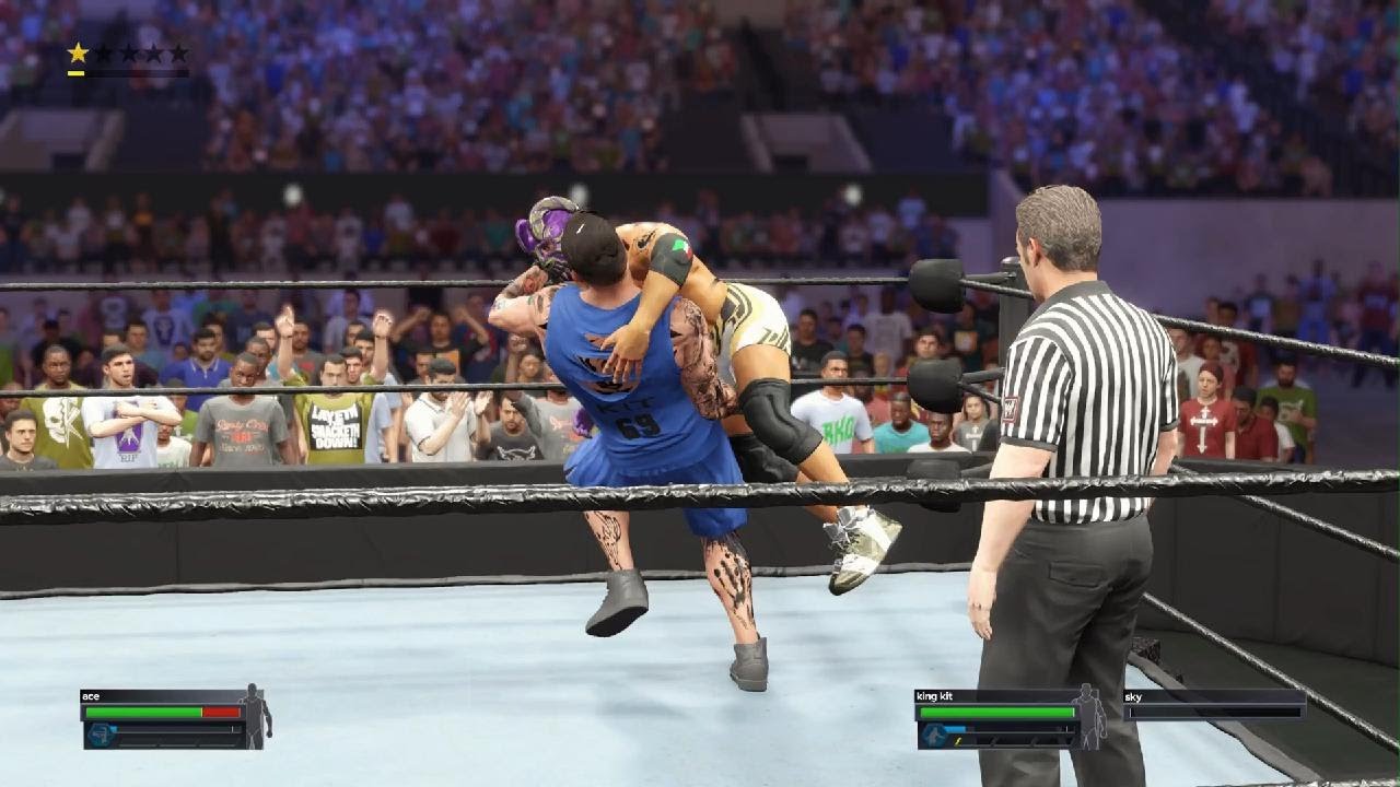 WWE two flaming tables - YouTube