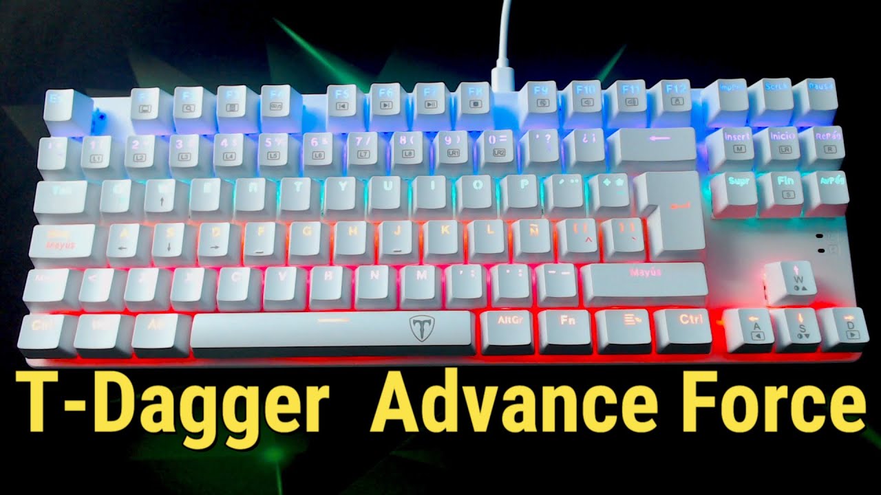 T-Dagger ADVANCE FORCE (teclado) - Light Show Demo - YouTube