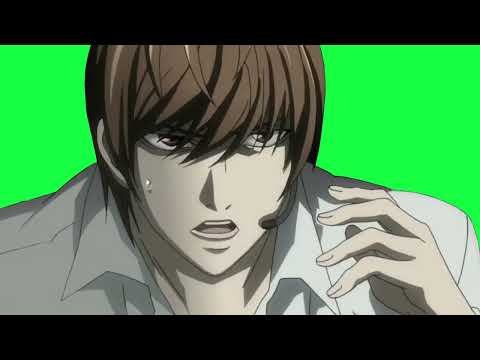 Death Note Anime Green Screen Pack