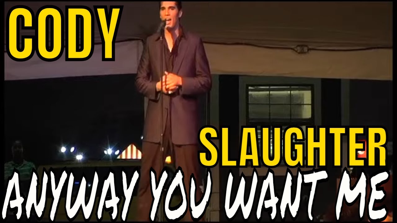 Cody Slaughter | Anyway You Want Me | Elvis Week 2010 | Tent - YouTube