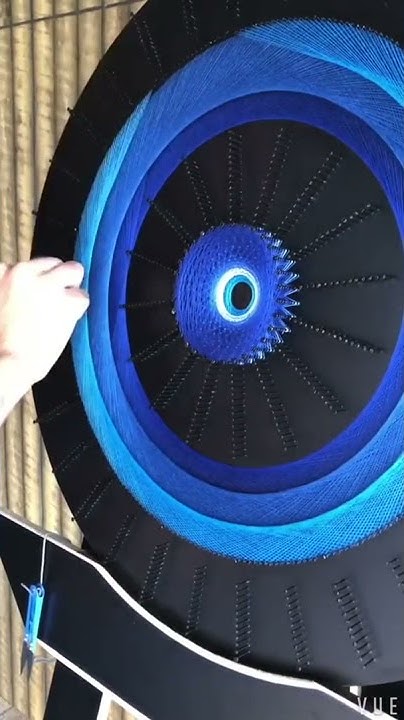 Mandala string art - YouTube
