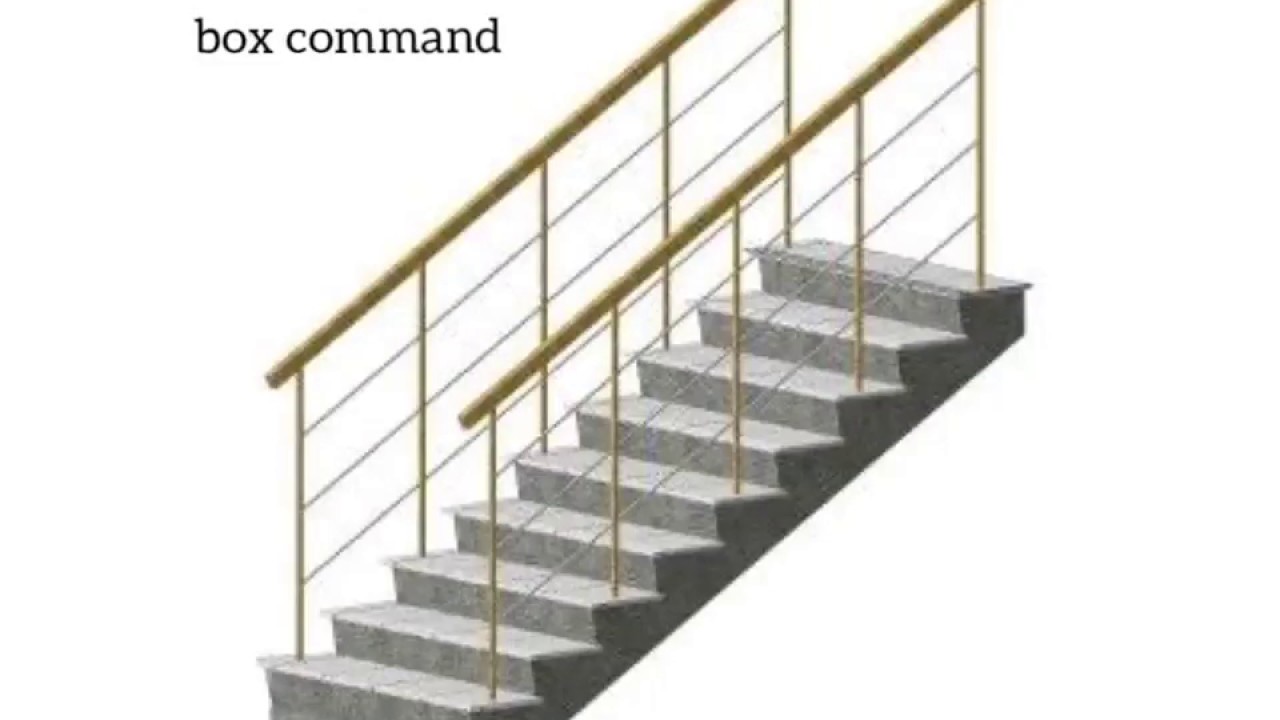 How to make straight Stairs with 3D Box Command|| Civil Technologist ...