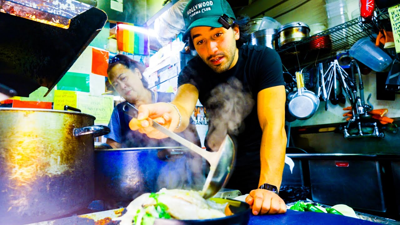 Day 5 Good Soup | Sinigang w/Auntie Leila Omart Pike place market - YouTube