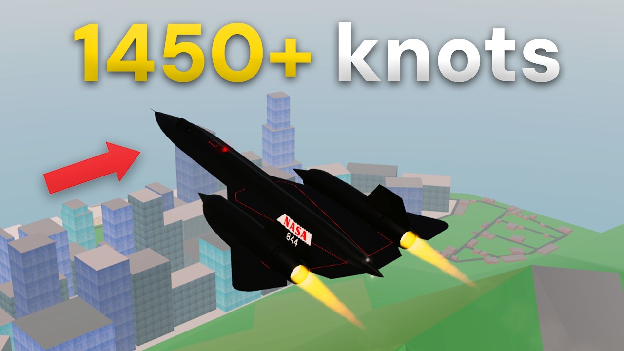 How Fast Does the SR-71 Climb? (Roblox PTFS) - YouTube