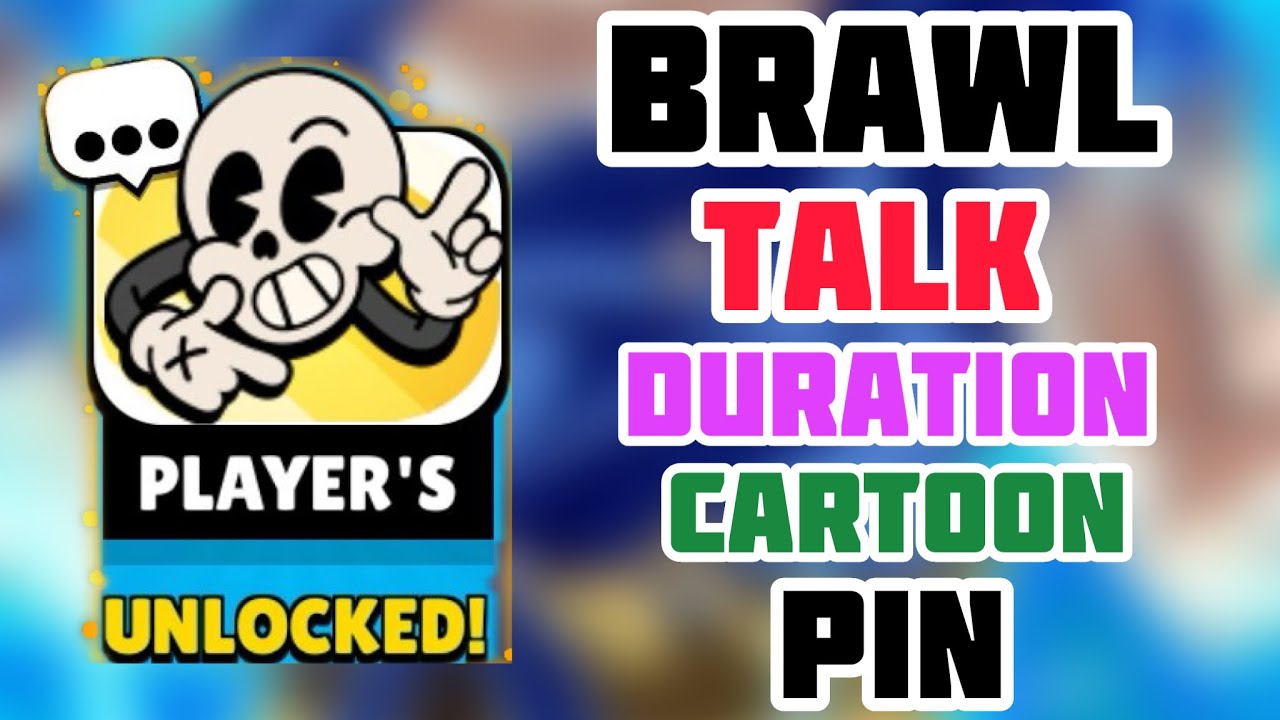 Brawl Talk Duration - Free Pin - Brawl Stars - YouTube