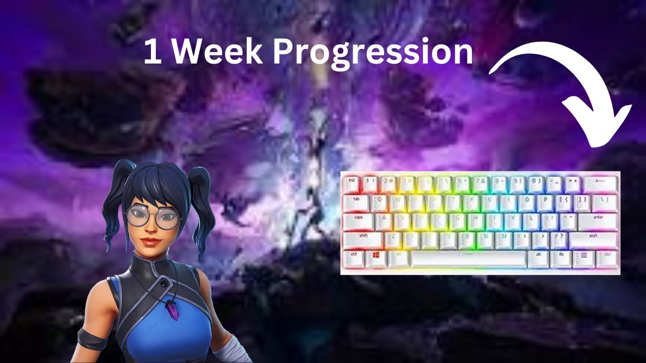 1 Week Fortnite Keyboard And Mouse Progression! - YouTube