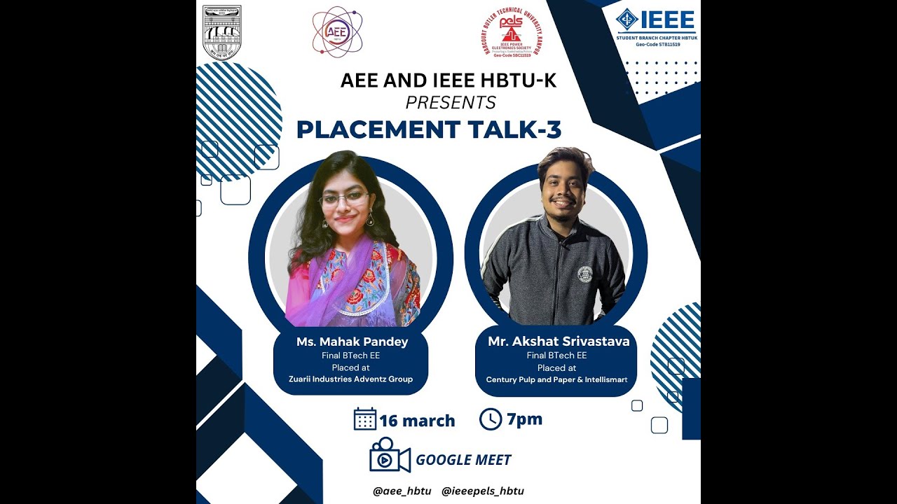 Placement Talk - 3 with Respected Ms. Mahak Pandey Ma'am and Respected ...