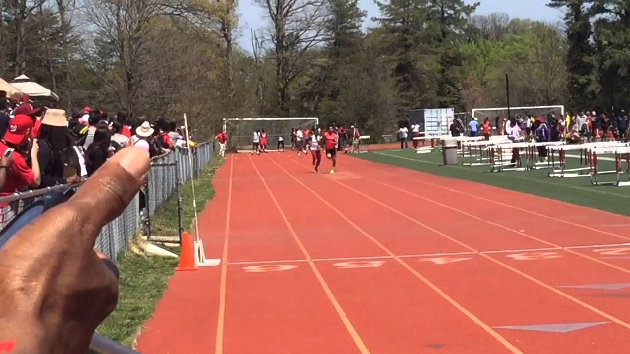 Suitland HS Track @ McNamara 15: 100M Dash Floyd Little - YouTube