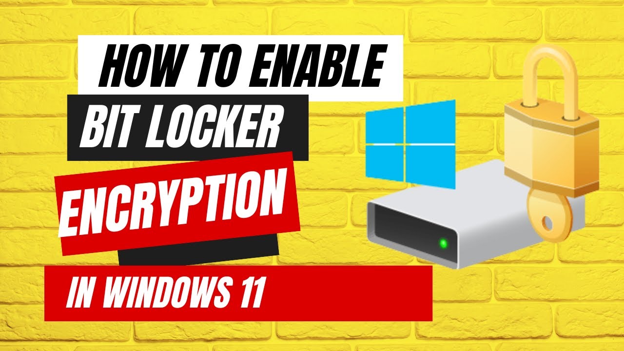 How to enable bit locker on windows 11 PC or Laptop || How to Enable ...