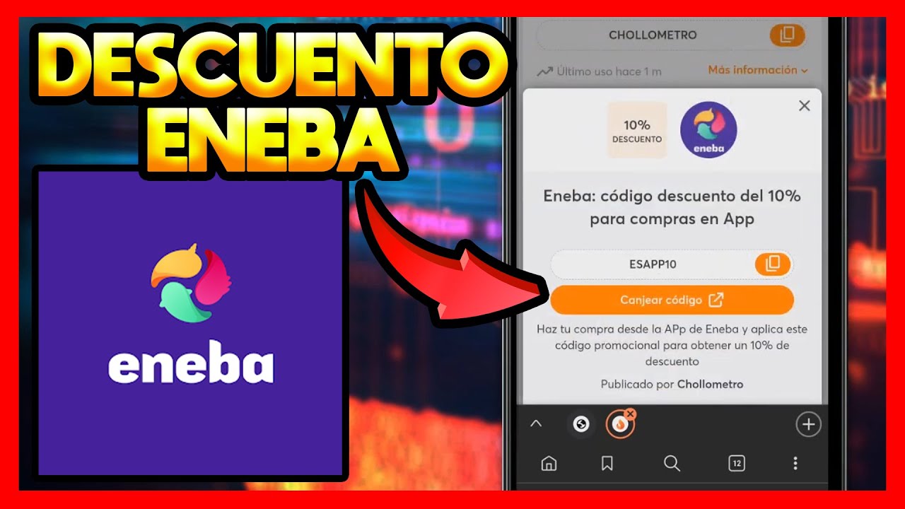 COMO CONSEGUIR CODIGOS DE DESCUENTO EN ENEBA - YouTube