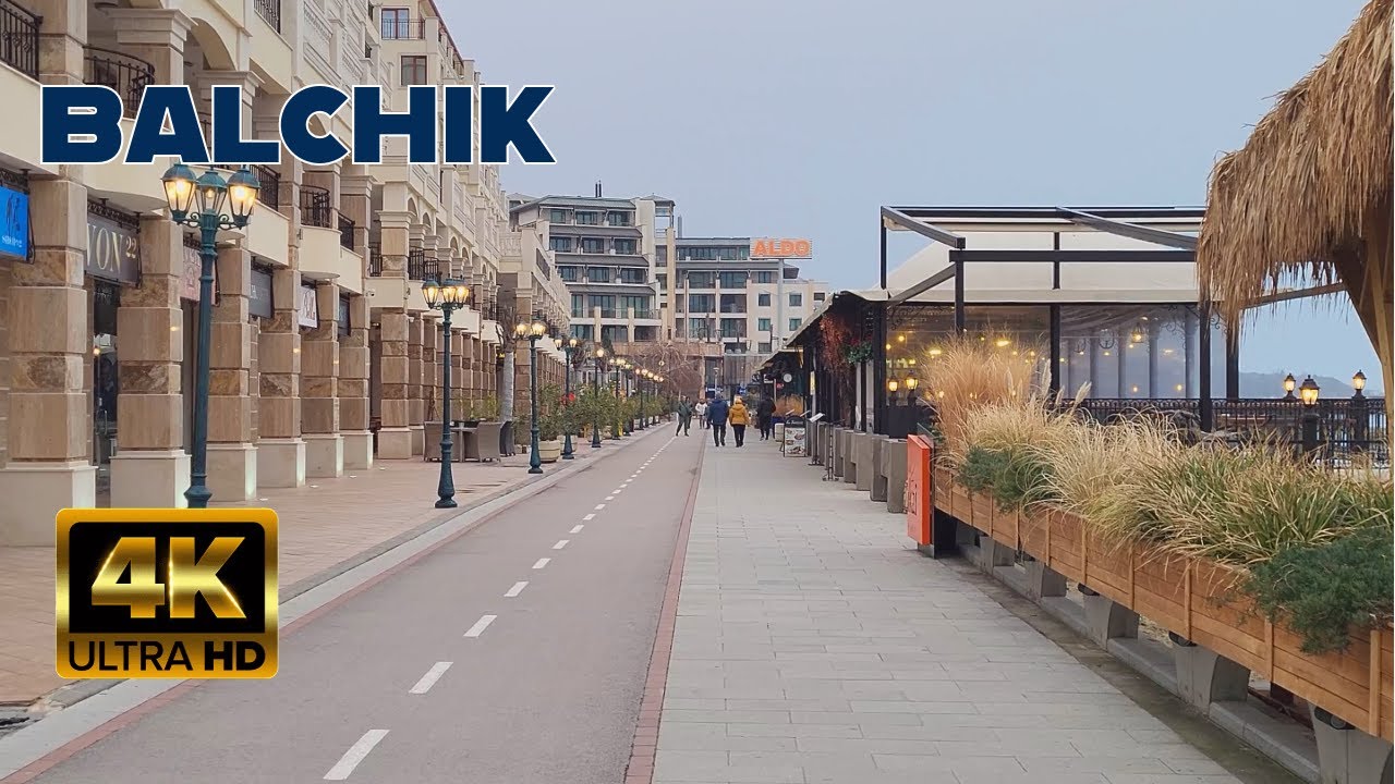 Balchik promenade, Bulgaria, Walking tour [4K video] - YouTube