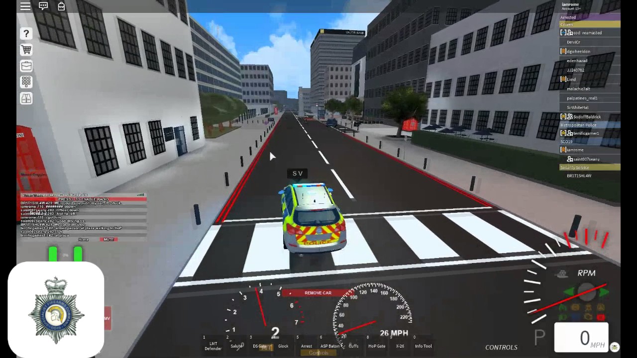 [Roblox London] Uk Policing The British way! Armed car Crime! - YouTube