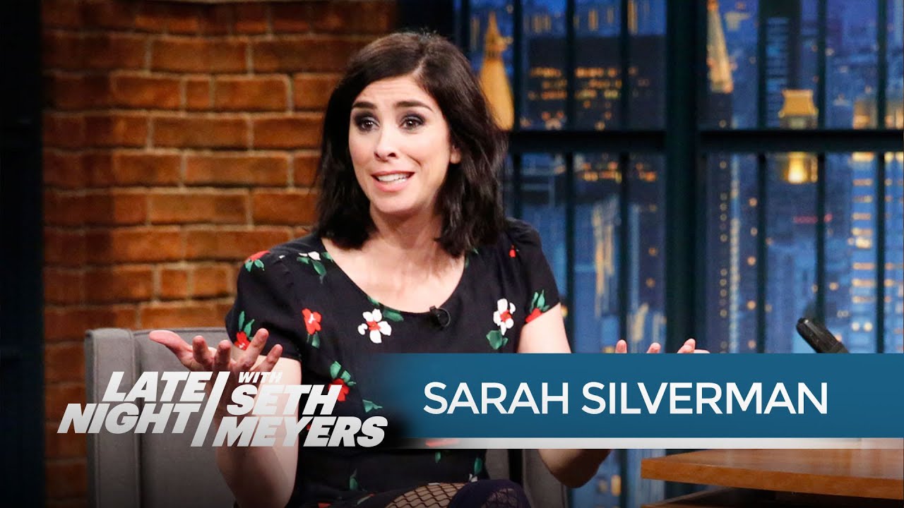 Sarah Silverman Responds to Drake's Instagram of Her SNL Headshot - YouTube