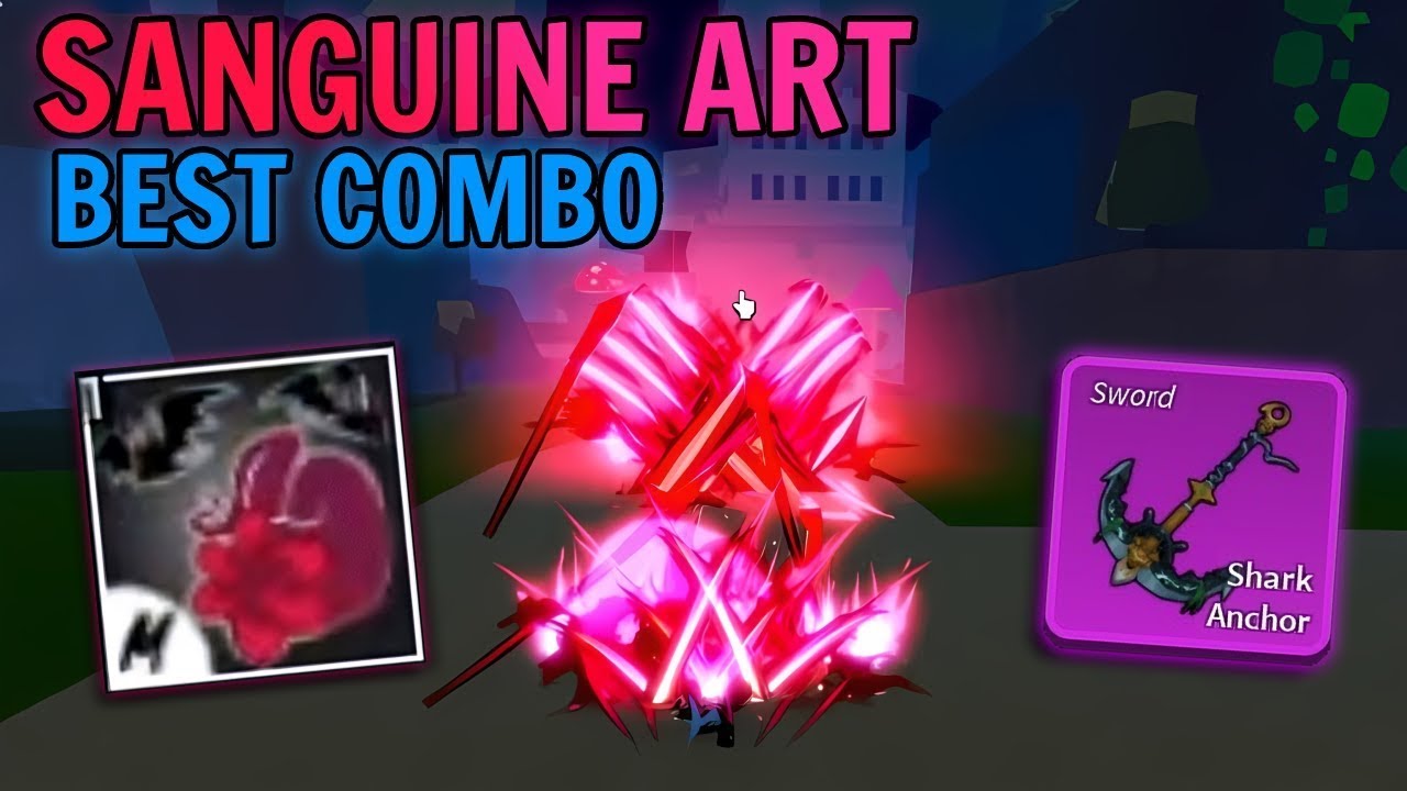 The Undeniable Best Sanguine Art Combo In Blox Fruits - YouTube